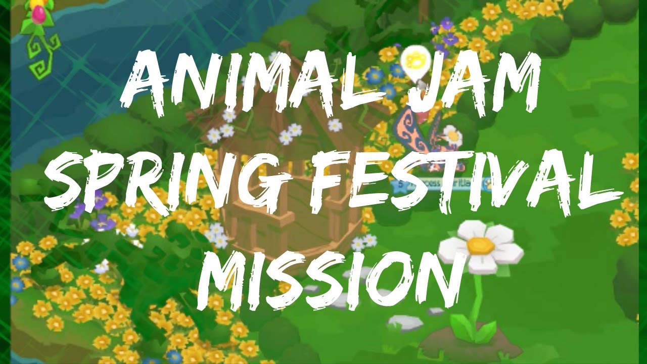 Guide to the Animal Jam Spring Festival Mission | ajROCKStar - YouTube