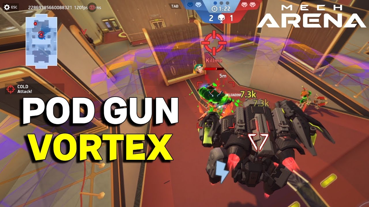 Pod Gun Vortex is fun until you meet Aegis | Mech Arena - YouTube