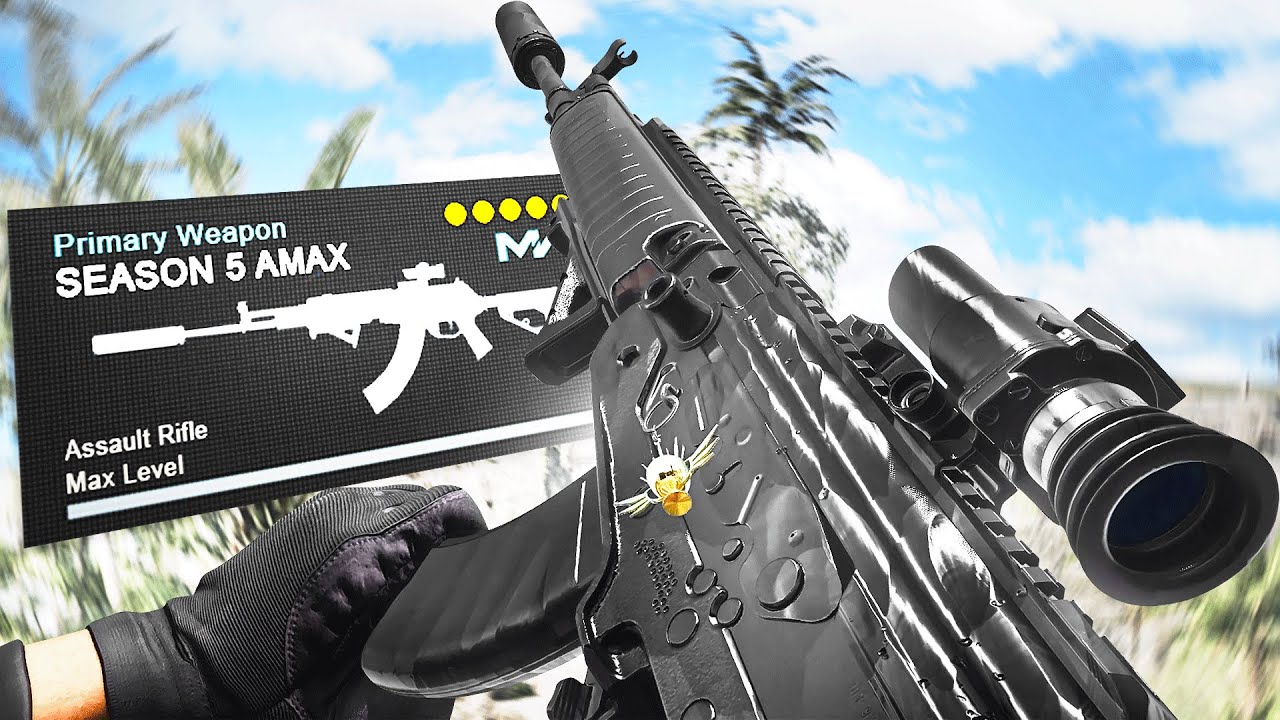 the AMAX is FINALLY BACK in SEASON 5 WARZONE ( BEST CLASS SETUP ...