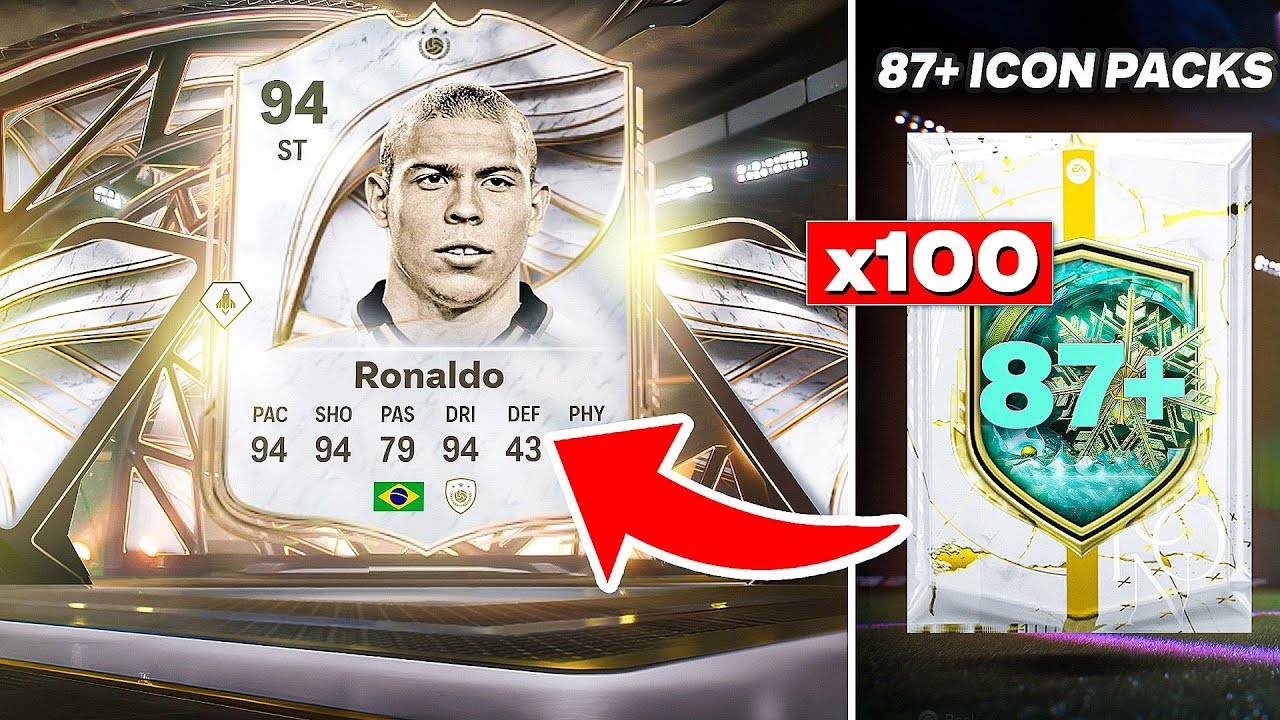 ICON PLAYER PICKS & 100x 87+ ICON PACKS! ️ FC 26 - YouTube