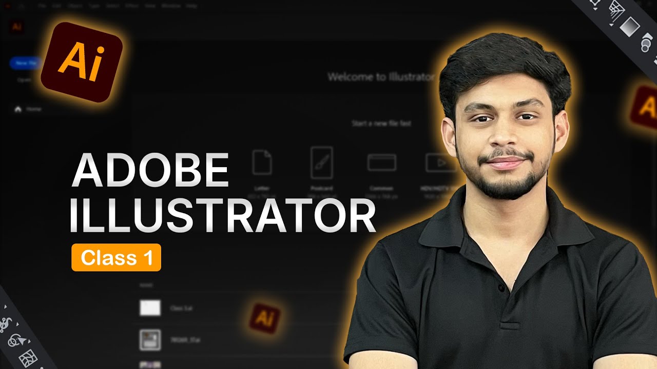 Illustrator Basics | How to Navigate the Interface | Class 1 adobe ...