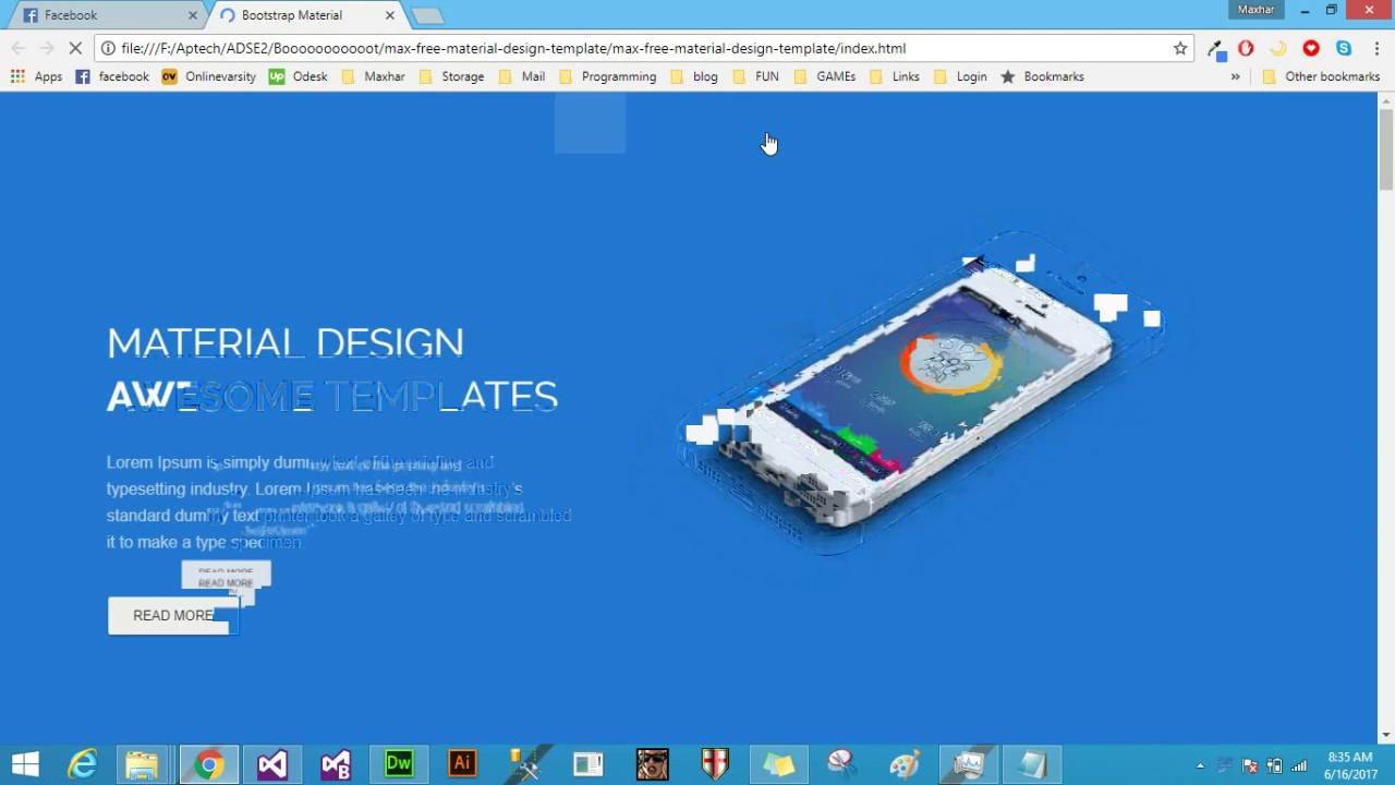How To Make Asp Net Mvc Template Using Any Bootstrap Template Part1 8794