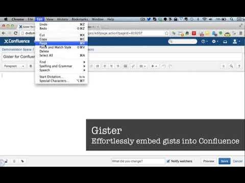 GitHub Gists in Confluence - Effortlessly embed gists into Confluence - YouTube