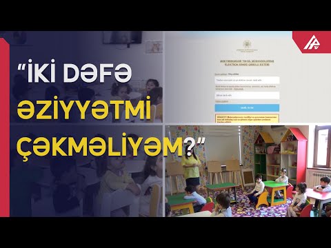 Bakıda bağçaya qəbul sistemi niyə qəfildən sıfırlandı? -APA TV