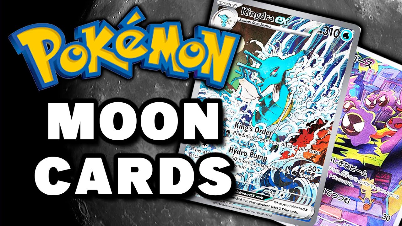 Pokémon Cards With A Moon On Them - YouTube