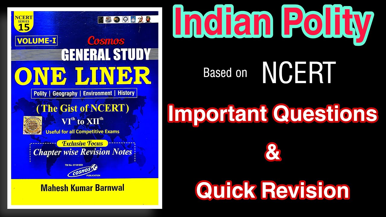 Indian Polity | Mahesh kumar barnwal one liner book | important one ...