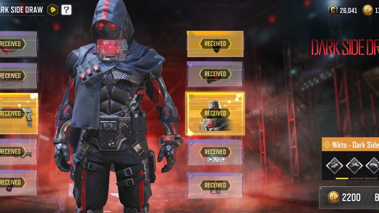 Nikto Dark Side Gameplay 20 Kills Caring Brother CODM - YouTube