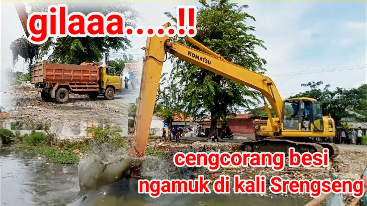 CENGCORANG NGAMUK DI KALI SERENGSENG - YouTube