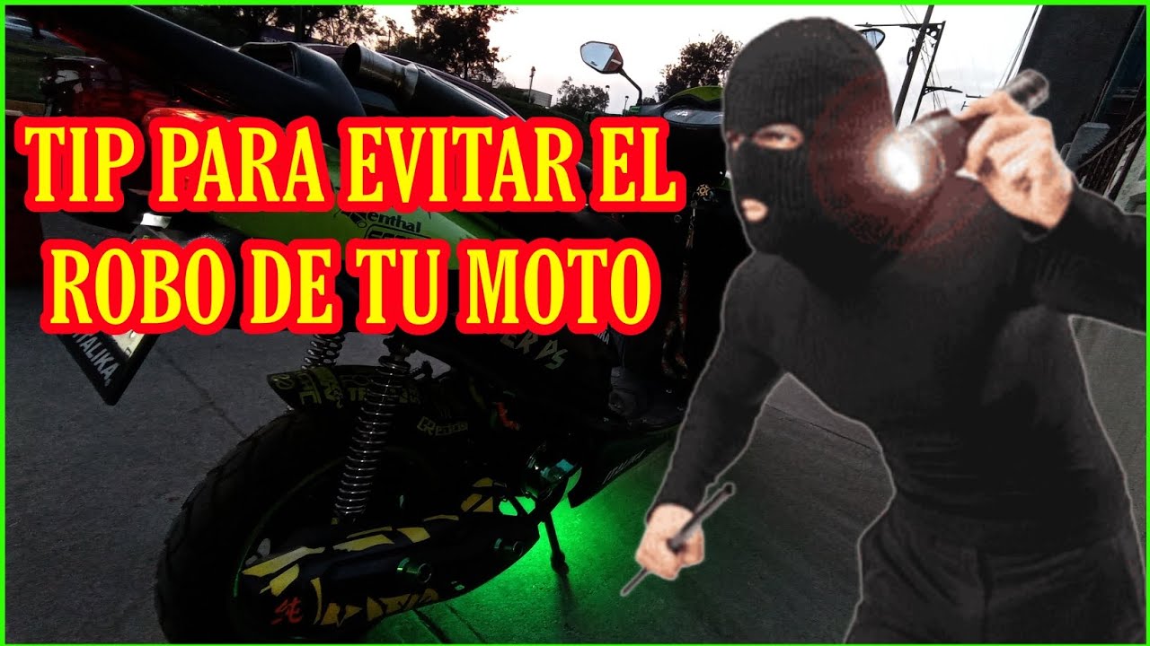 TIP PARA EVITAR EL ROBO DE TU MOTO - YouTube