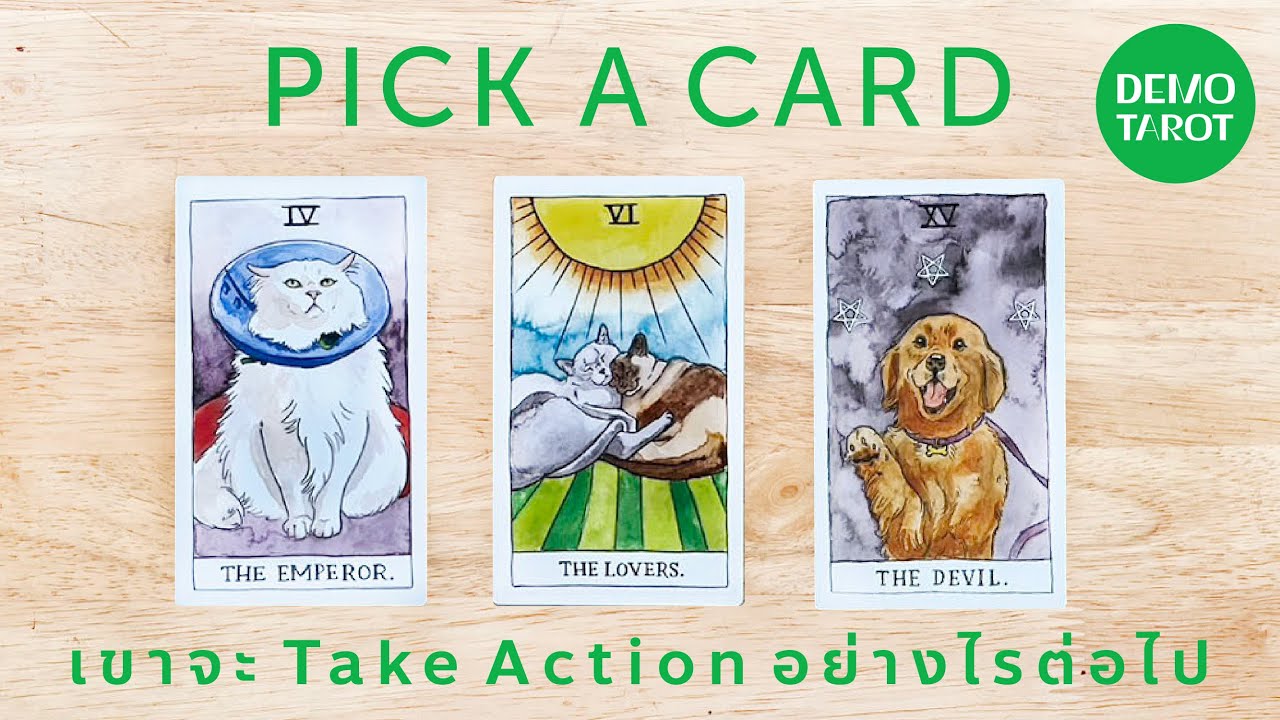 เขาจะ Take Action อย่างไรต่อไป 🍀 💚 : PICK A CARD - YouTube