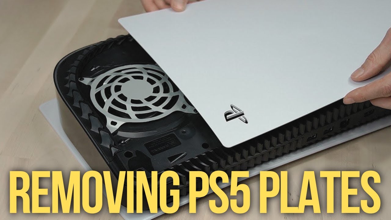 How to Remove PS5 Side Plates and Put Them Back On - YouTube