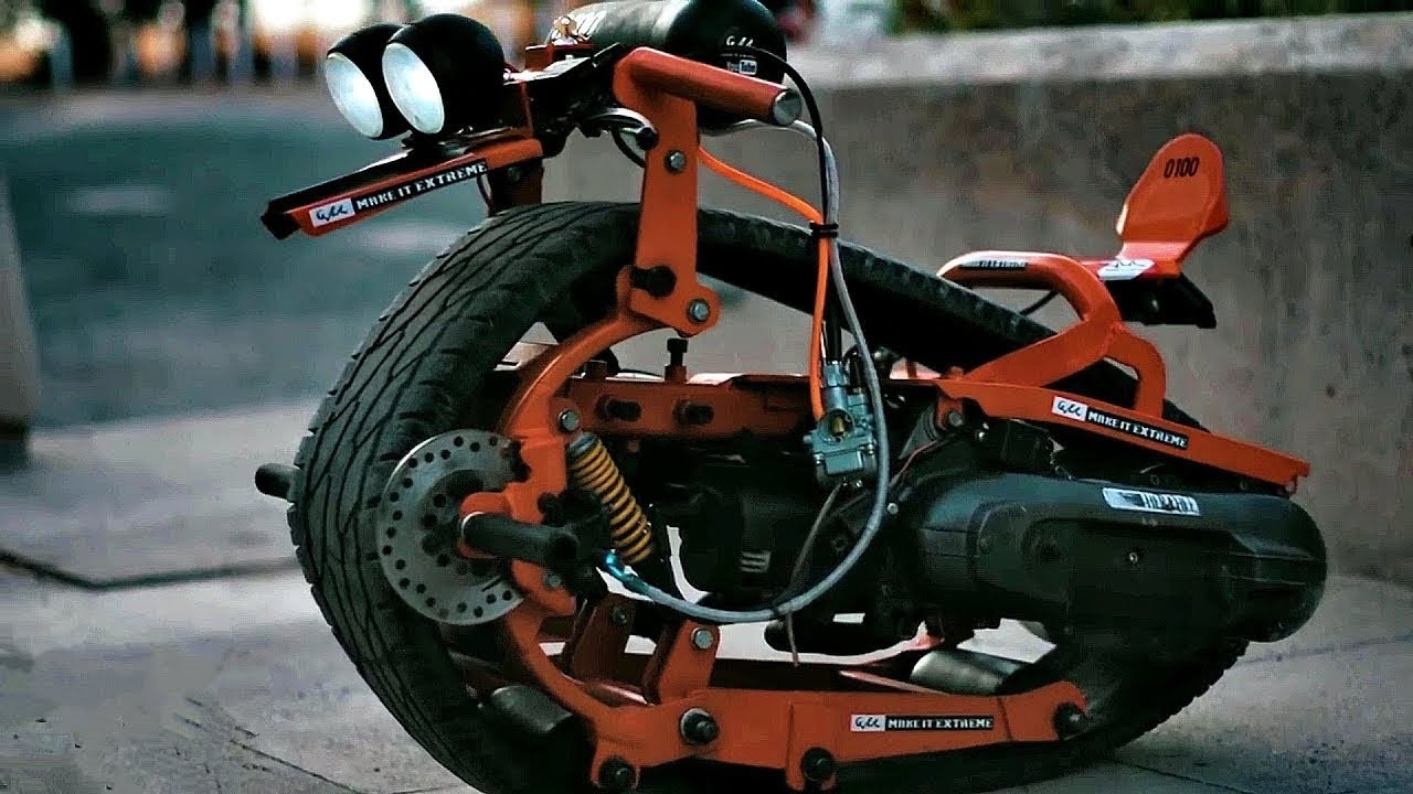 Making a monotrack bike - YouTube