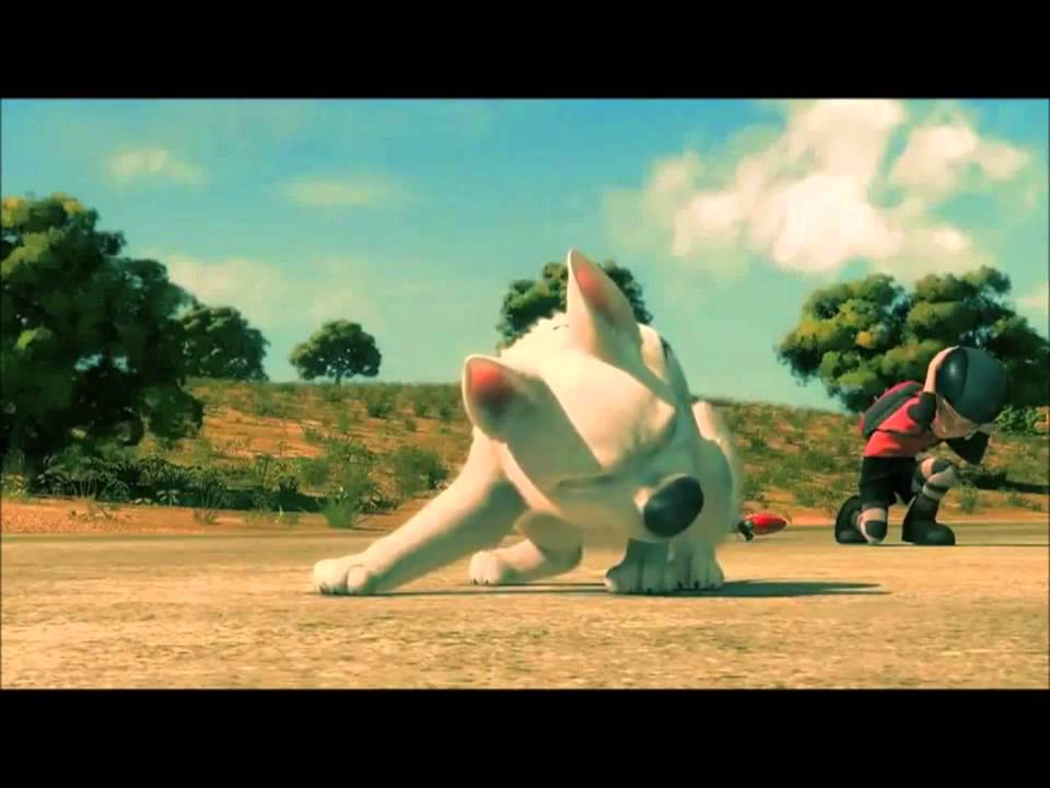 Bolt used his Super Bark at the Queen of Hearts - YouTube