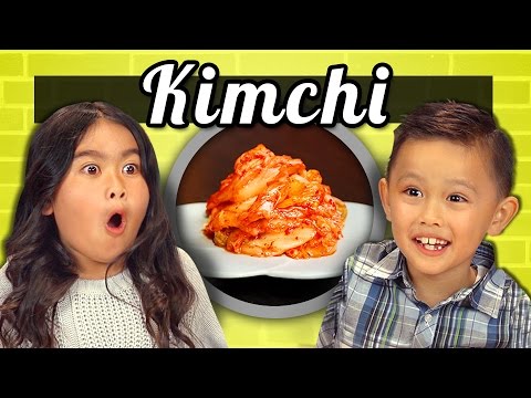 KIDS vs. FOOD #13 - KIMCHI - YouTube