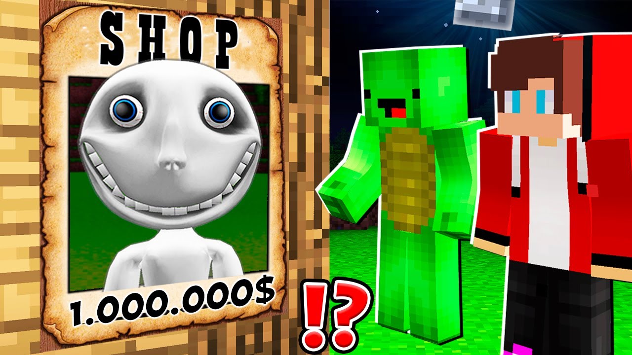 How JJ and Mikey BOUGHT the WINDOW MAN ? JJ and Mikey vs WINDOWMAN.EXE ...