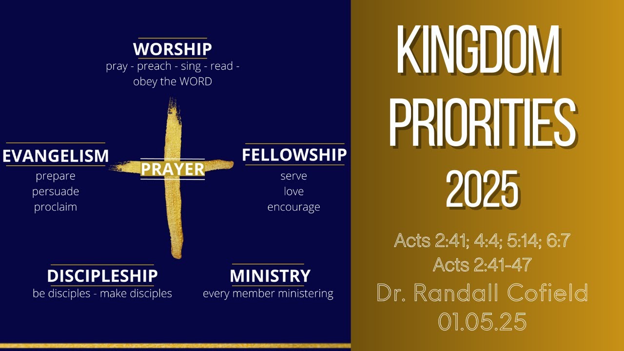 Kingdom Priorities 2025 - YouTube