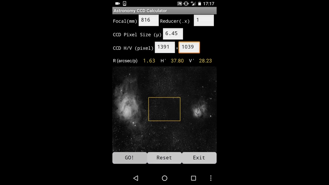 Astronomy CCD Calculator - YouTube