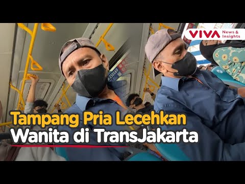Viral! Tertidur di Bus TransJakarta, Wanita Dilecehkan Pria di Sampingnya