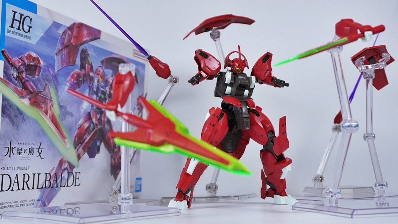 HG 1/144 DARILBALDE - Mobile Suit Gundam THE WITCH FROM MERCURY - YouTube