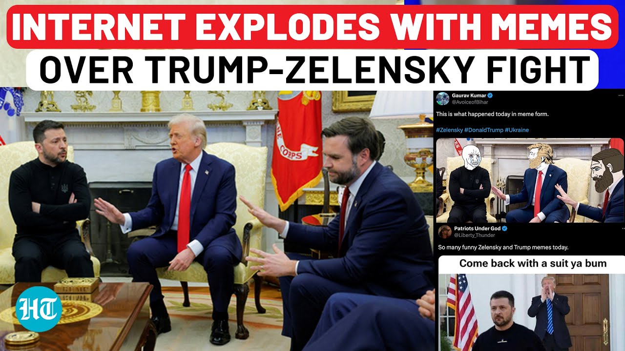 ‘Bye Bye Zelensky’: Internet Explodes With Memes After White House ...