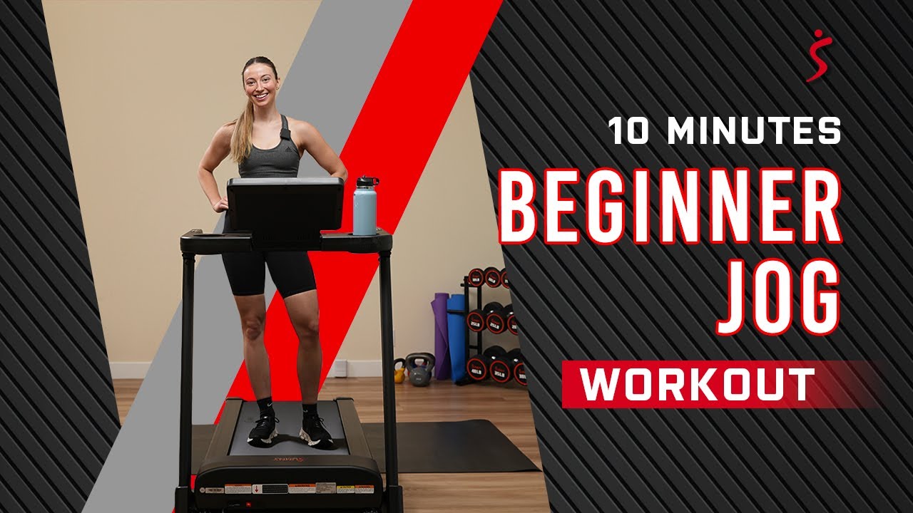 10 Min Quick BEGINNER TREADMILL JOG Workout - YouTube