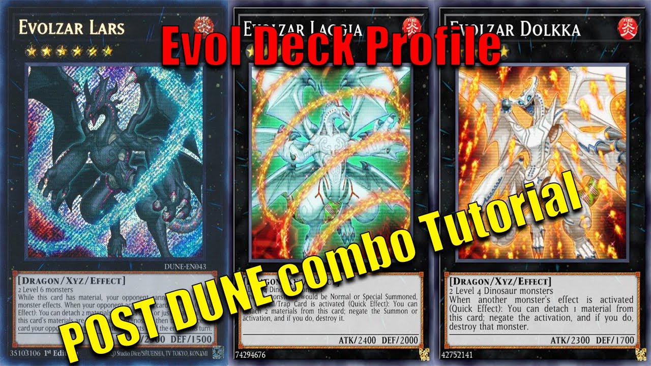 The best Evolzar Yu-Gi-Oh Deck Profile | AUG 20223 Post DUNE| - YouTube