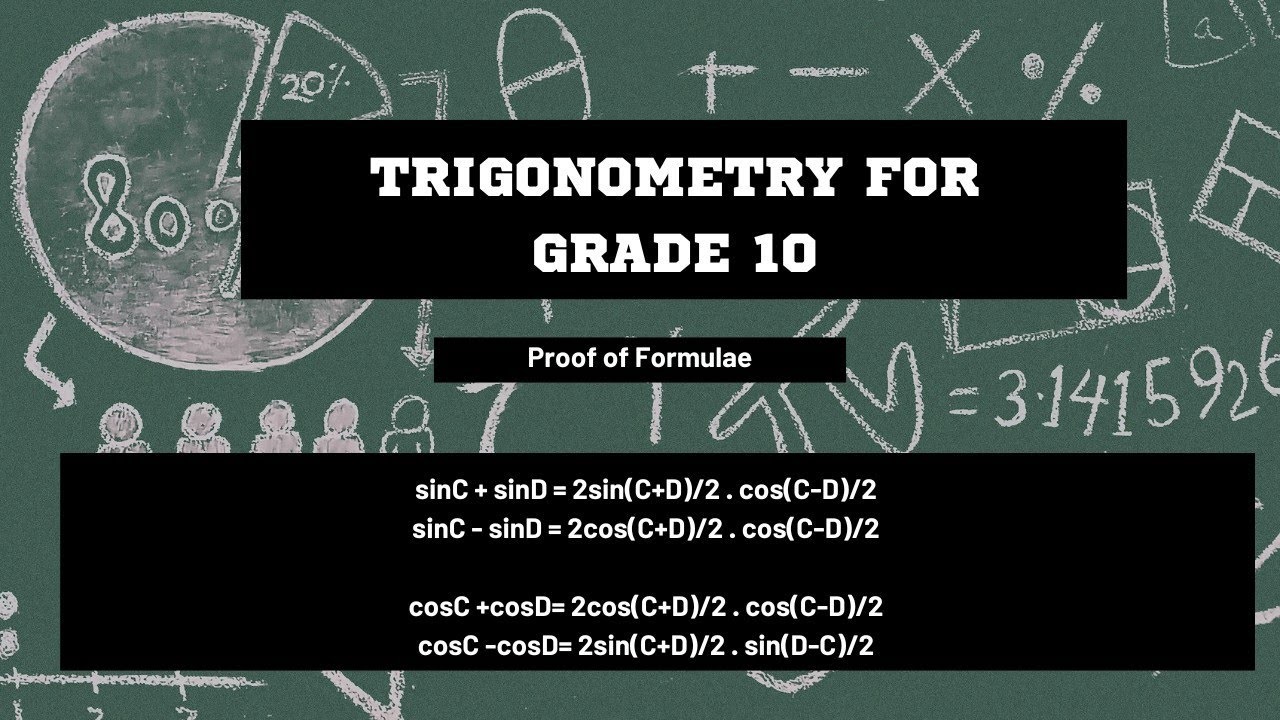 Trigonometry: Proof of Sum/Difference of compound angles formulae - YouTube