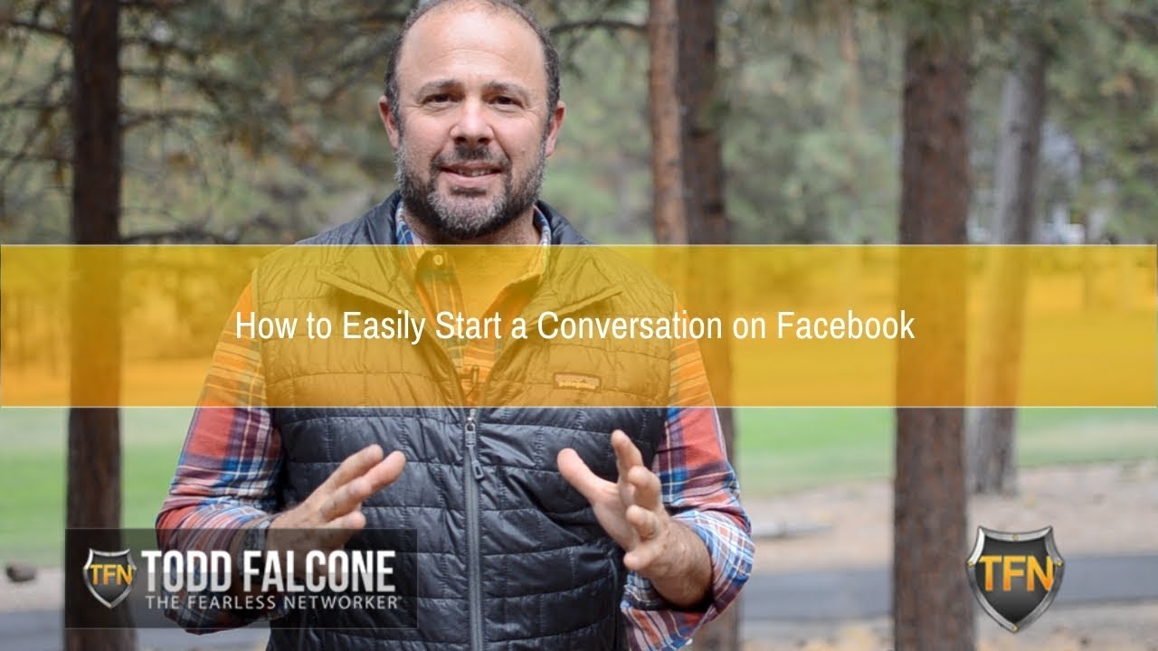How to Easily Start a Conversation on Facebook - YouTube