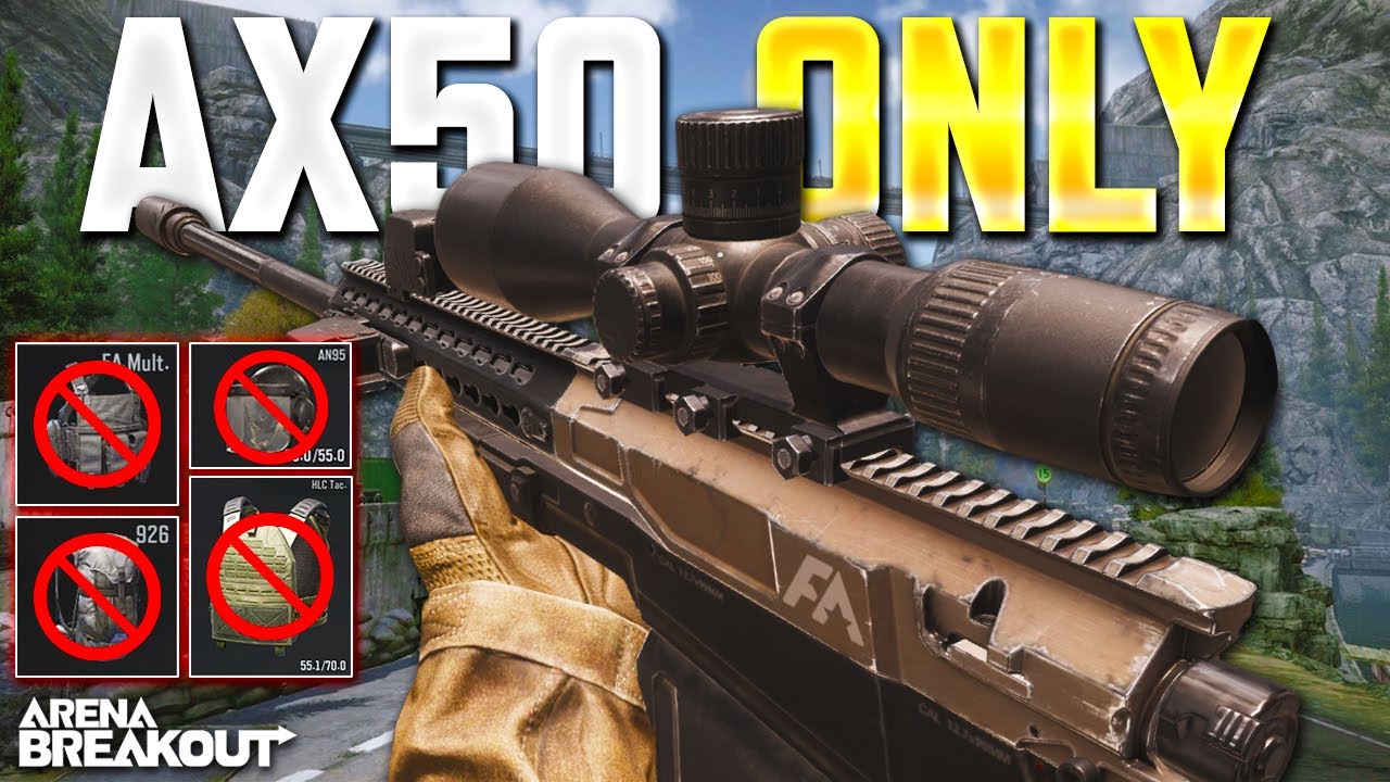 Going SNIPER ONLY in ARMORY (Arena Breakout) - YouTube