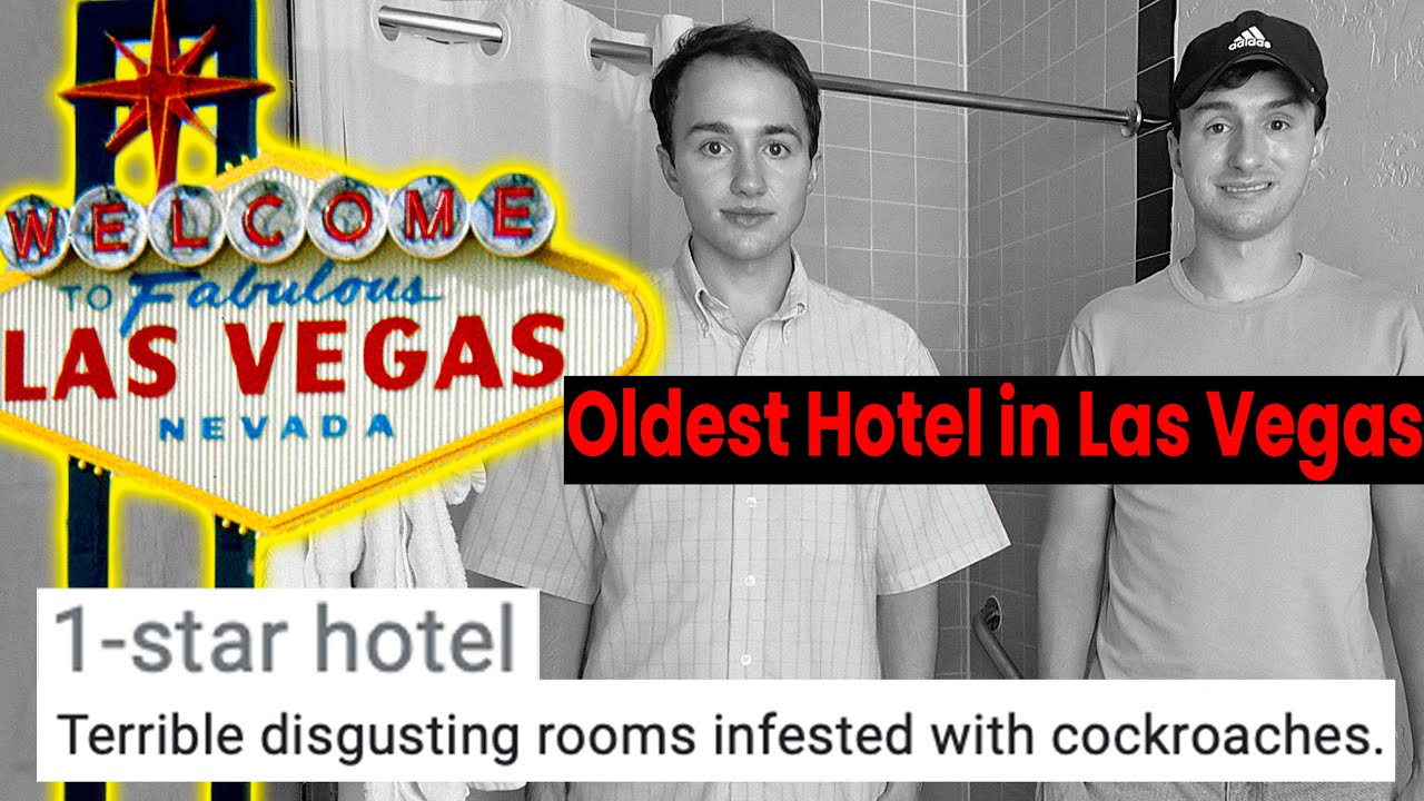We Stayed at Las Vegas's Oldest Hotel (1 star hotel) - YouTube