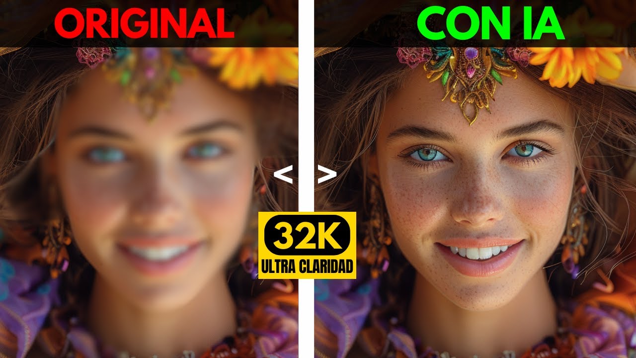 Cómo mejorar la CALIDAD de IMAGEN con IA hasta 32K | Tutorial Aiarty ...
