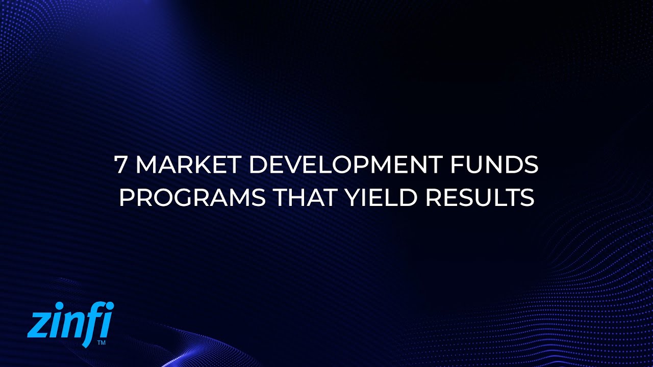 7 Market Development Funds Programs That Yield Results - YouTube