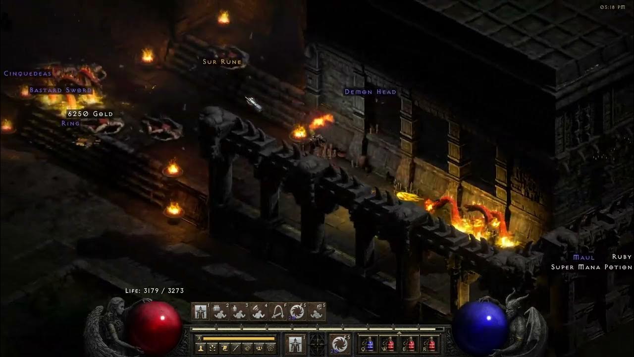 D2R: High Rune Drop ??? Replay capture #3 - YouTube