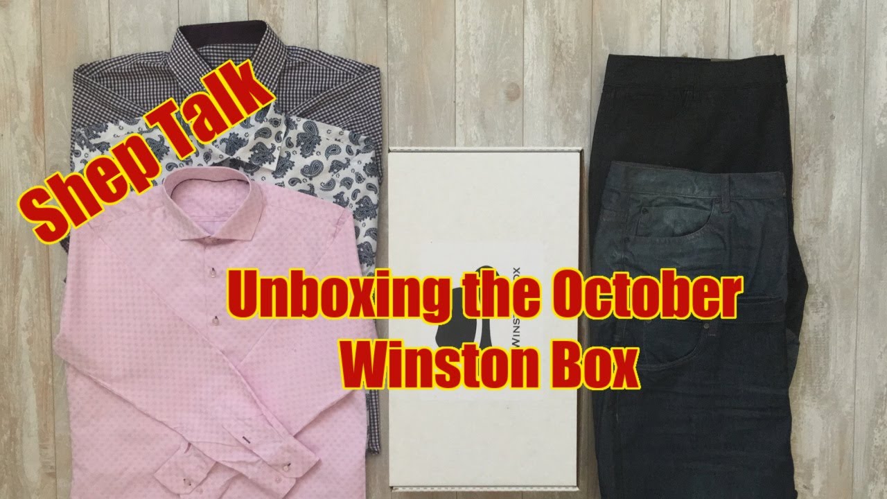Unboxing The Winston Box October Edition - YouTube
