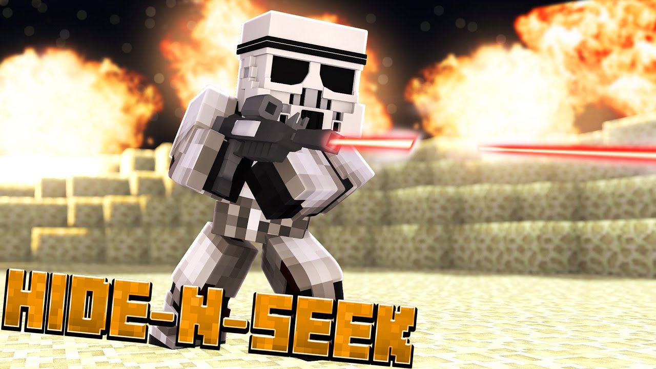 STORMTROOPER TRAINING! Minecraft Star Wars ROGUE ONE HIDE N SEEK - YouTube