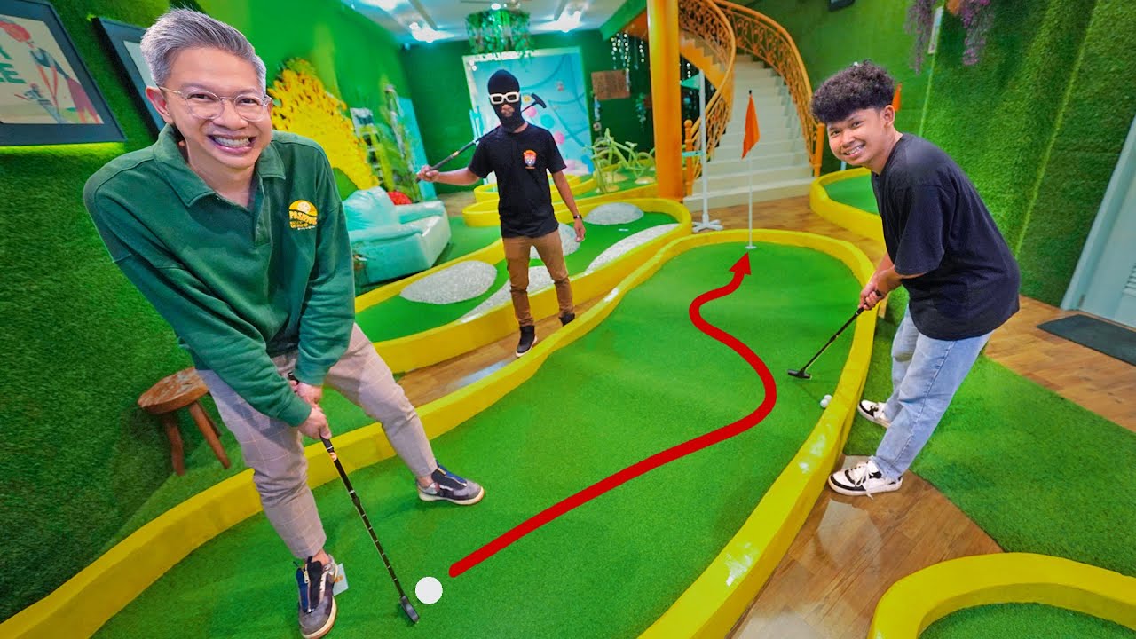 MINI GOLF TERBAIK DI INDONESIA!! - YouTube