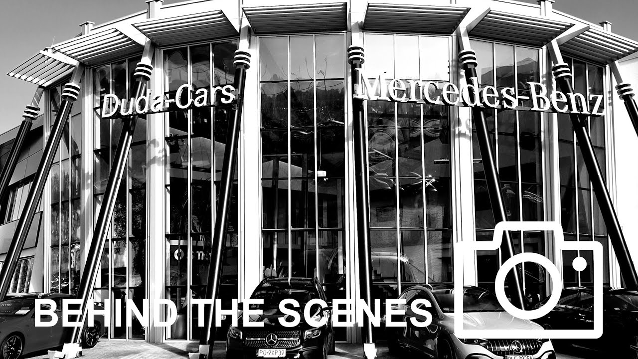 MERCEDES BENZ DUDA CARS - behind the scenes of corporate photoshoot ...