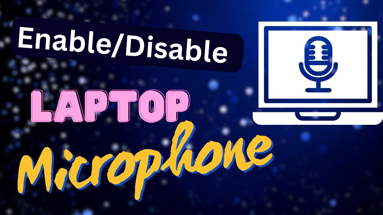 How to Enable / Disable Internal Microphone on Laptop | Bangla - YouTube