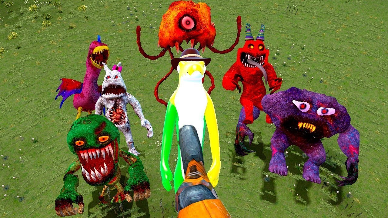 SPARTAN LEG PUSHED GUMMIGOO VS ALL CURSED GARTEN OF BANBAN 7 In Garry's ...