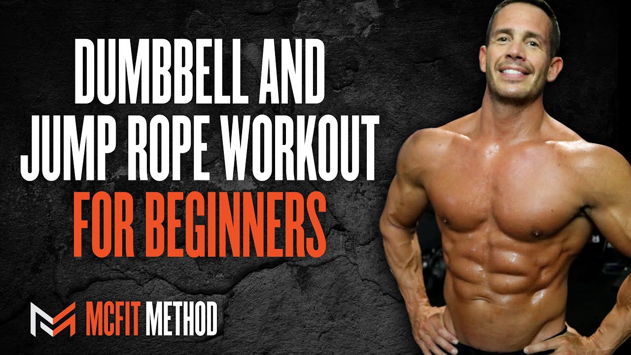 Dumbbell & Jump Rope Workout For Beginners - YouTube