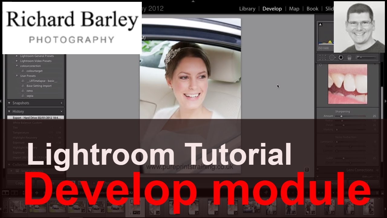 Adobe Lightroom 4 - Develop Module New Layout - YouTube