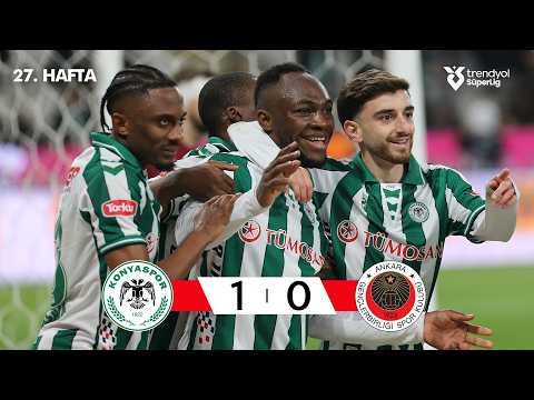 Konyaspor (1-0) Gençlerbirliği - Highlights/Özet | Trendyol Süper Lig - 2025/26
