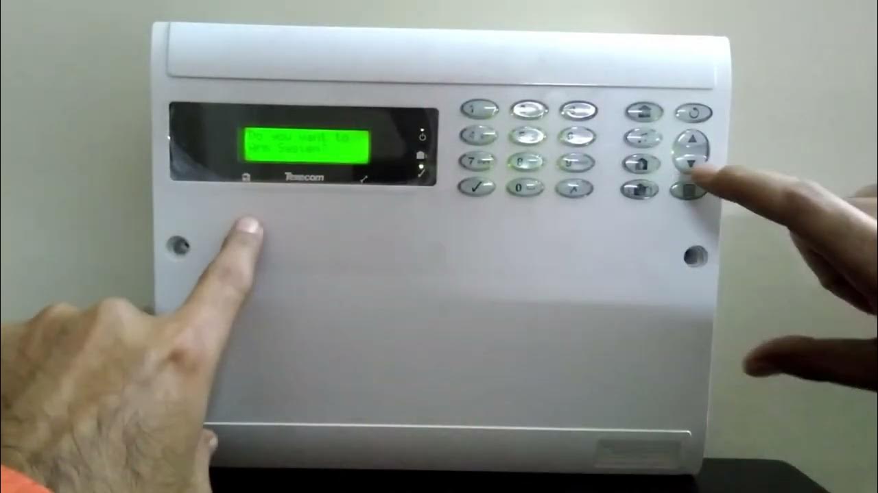 How to Part Arm Texecom Elite Control Panel - YouTube
