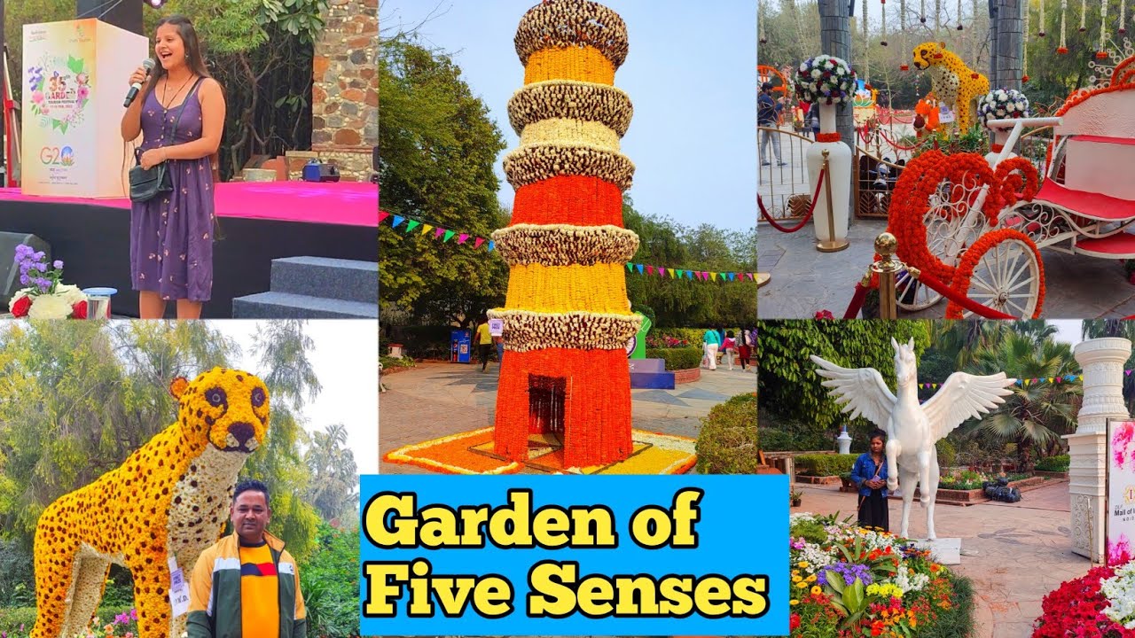 Garden Of Five Senses Delhi Flower Show | Fasci Garden