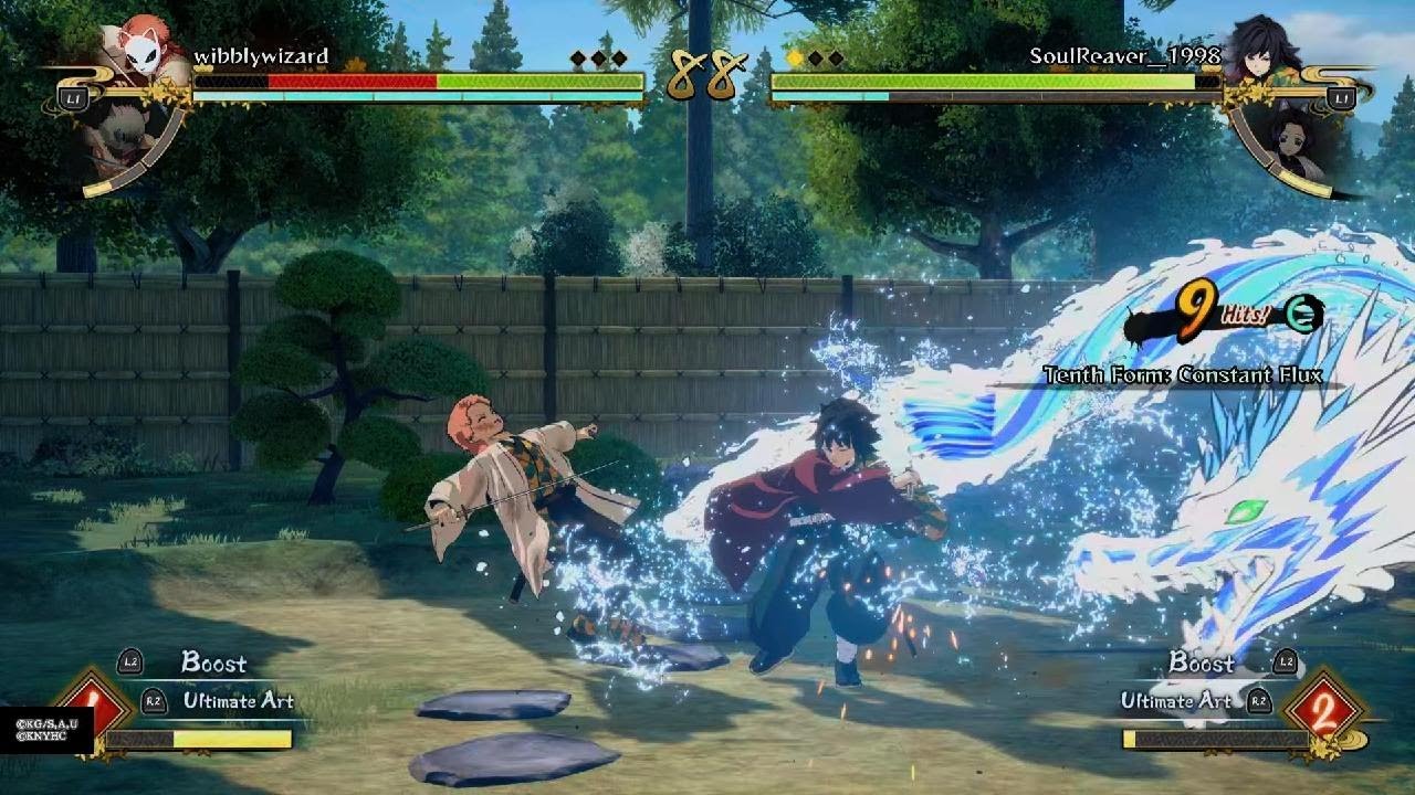 Demon Slayer -Splashing water flow. - YouTube
