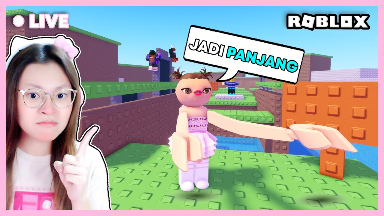 TANGANKU JADI PANJANG BANGET ?!! [OBBY BUT YOU HAVE LONG ARMS ROBLOX ...