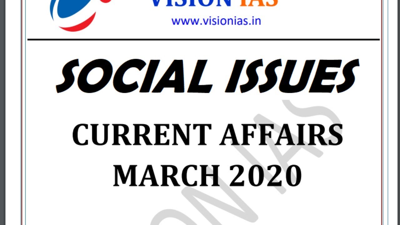 Vision IAS Monthly Magazine March 2020 UPSC SOCIAL ISSUES vision-ias-monthly-magazine-march-2020-upsc-social-issues