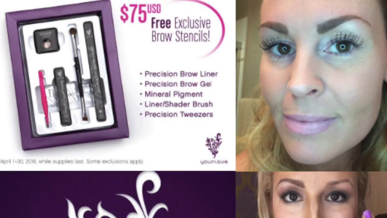 Browed & Proud - eyebrow stencils are EVERYTHING! - YouTube