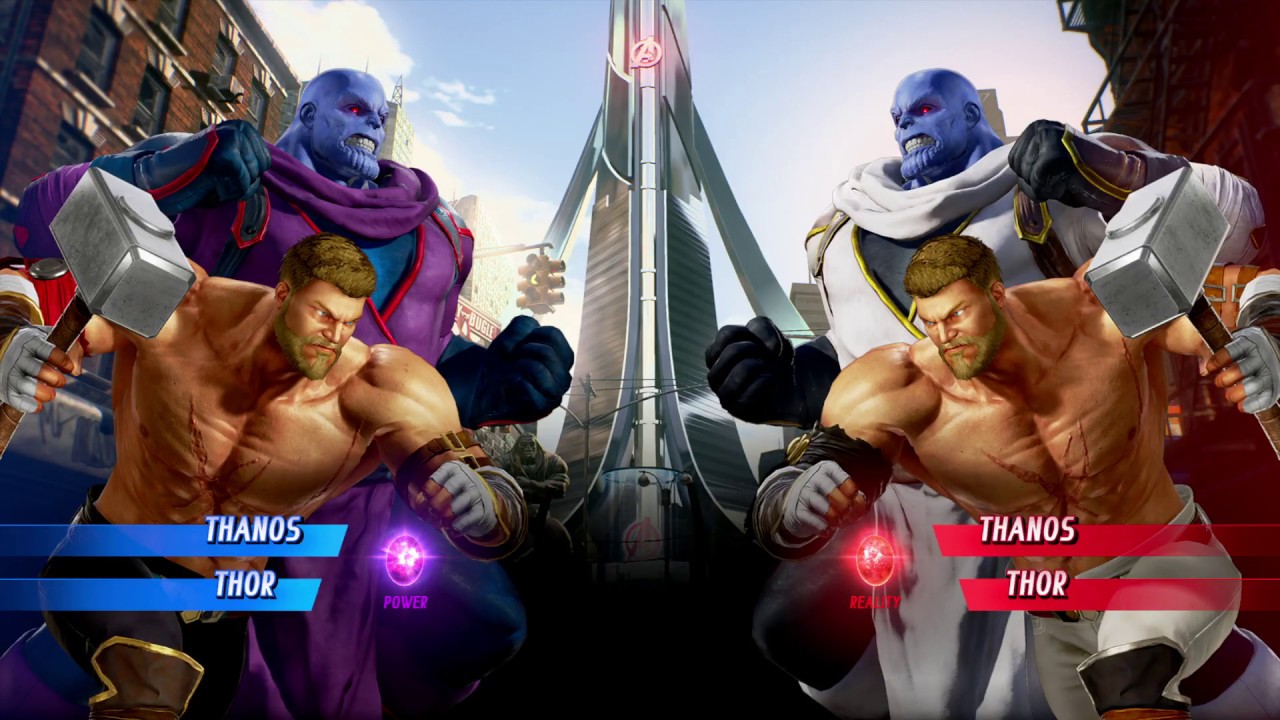 Thanos and Thor vs Thanos and Thor - MARVEL VS. CAPCOM: INFINITE - YouTube