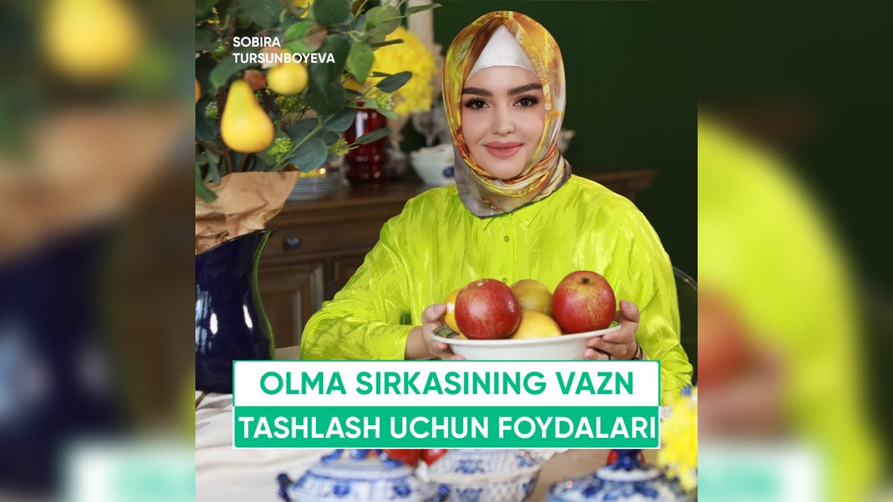 Olma sirkasining Vazn tashlash uchun foydalari - YouTube